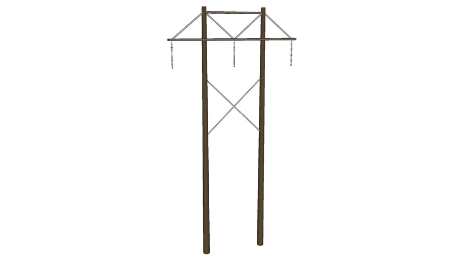 Electrical Transmission H-frame | 3D Warehouse