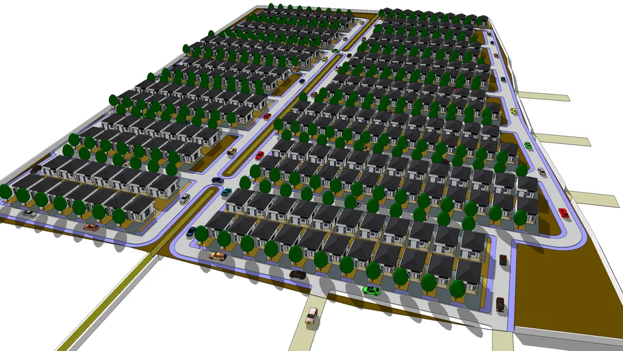 Site Plan Cluster | 3D Warehouse