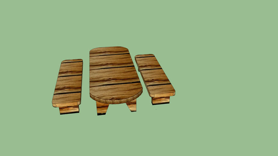 Meja makan jati ukir | 3D Warehouse