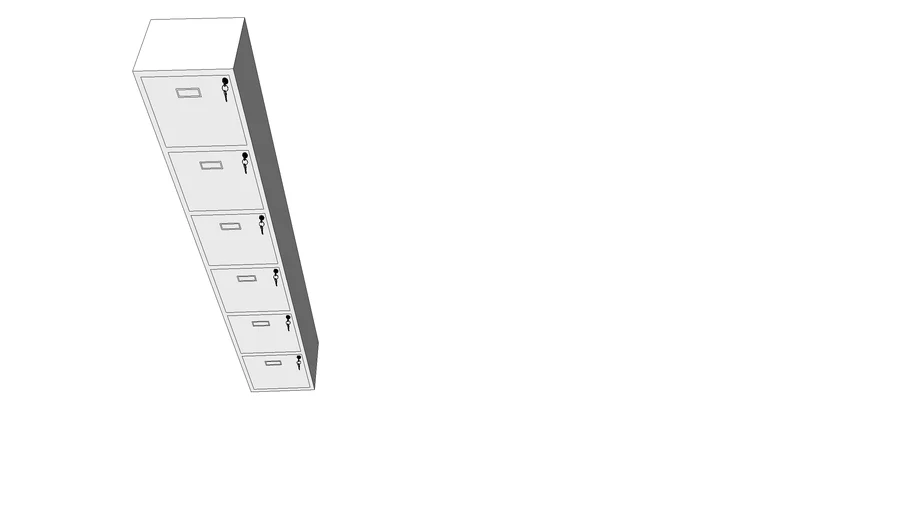 Stennett Designz - 1x6 locker | 3D Warehouse