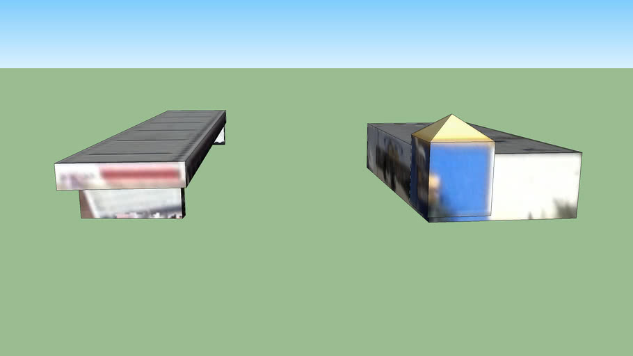 Exxon Gas Station in Austin, TX, USA | 3D Warehouse