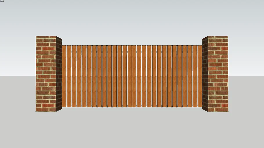 Front gates | 3D Warehouse