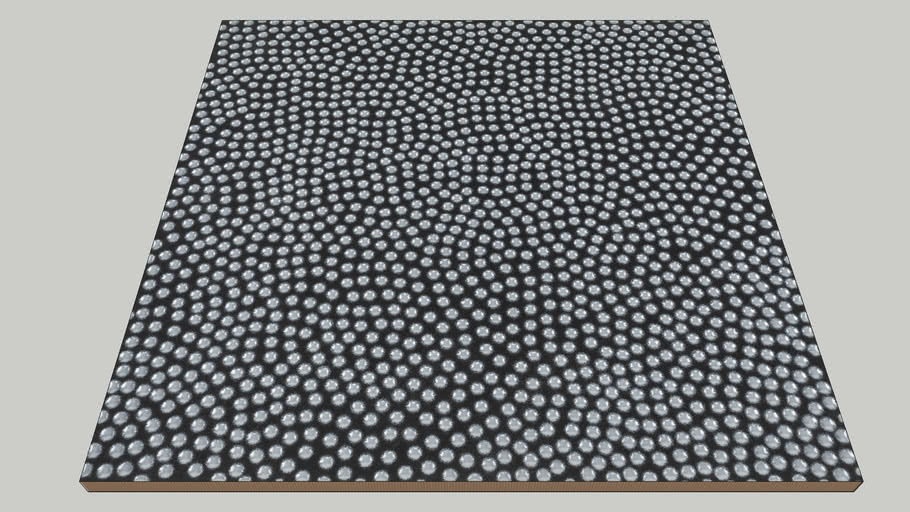 Revestimento Retificado Artistico Acetinado Preto Raia (29X29Cm-0 ...