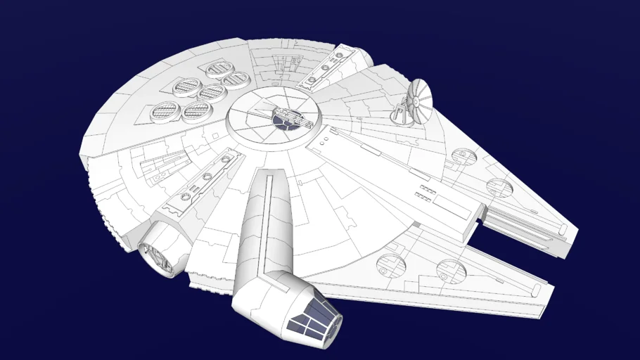 Millenium Falcon - YT1300 Light Freighter | 3D Warehouse