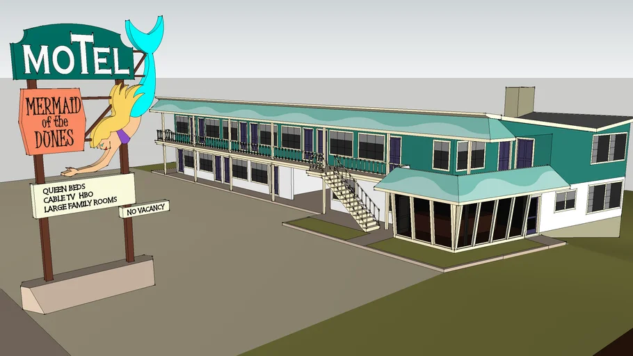 Mermaid Motel | 3D Warehouse