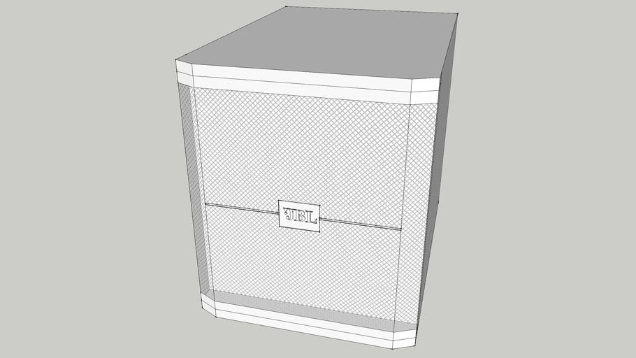 JBL Single 15' Integrated Line Array Subwoofer | 3D Warehouse