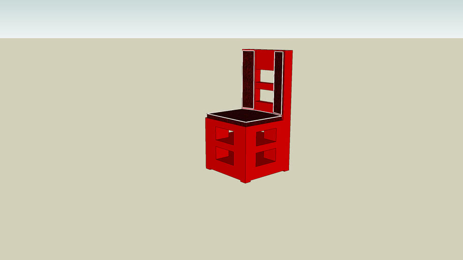 Cube chair | 3D Warehouse