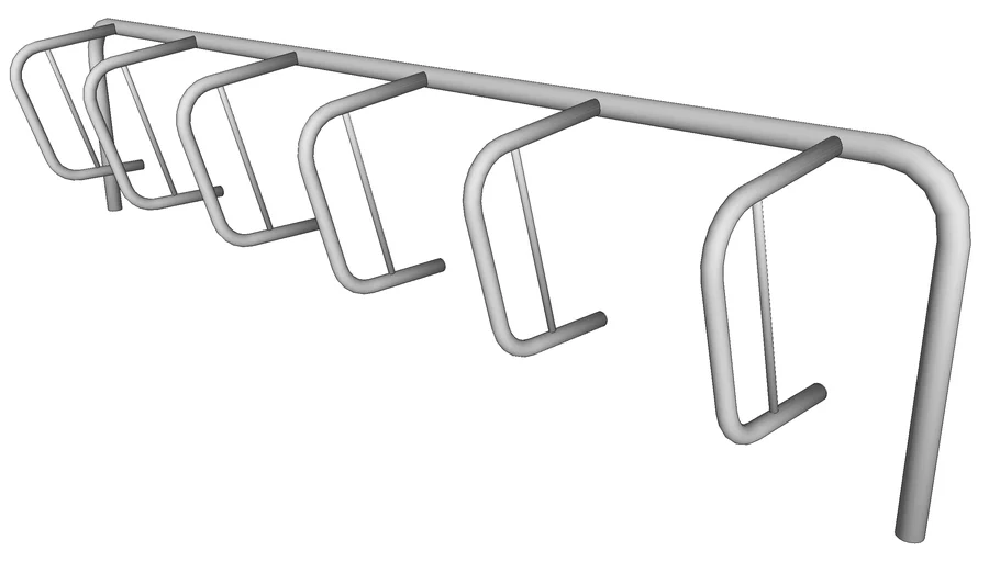 Madrax_Bike_Rack_SPR-SNG-6-SF | 3D Warehouse
