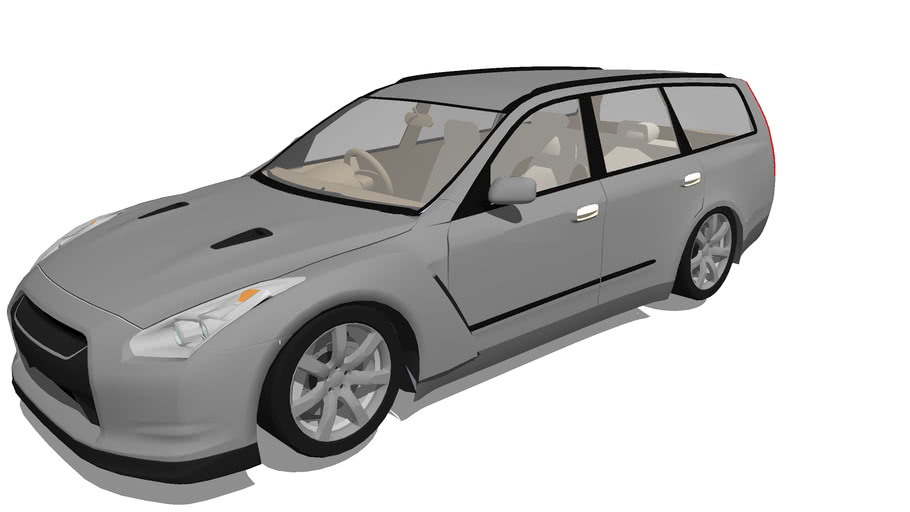 Nissan Stagea GTR R35 (スカージア) | 3D Warehouse