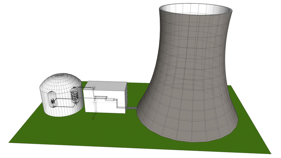 Simplified nuclear reactor piping | 3D Warehouse