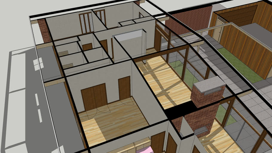 Mid-century Modern House | 3D Warehouse