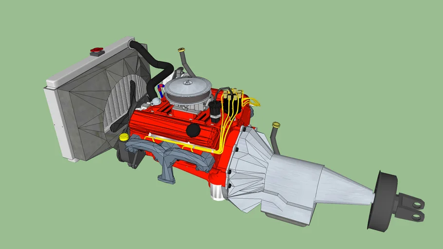 1974 P30 Drivetrain | 3D Warehouse
