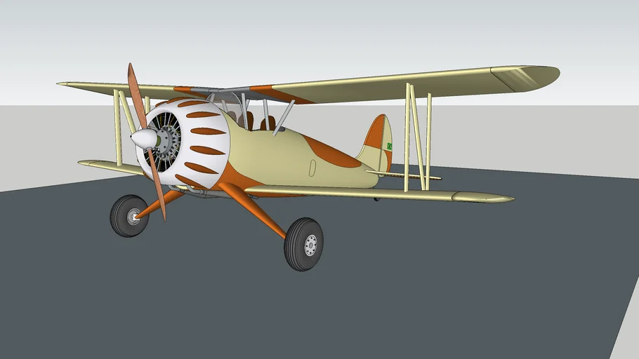 Biplane | 3D Warehouse