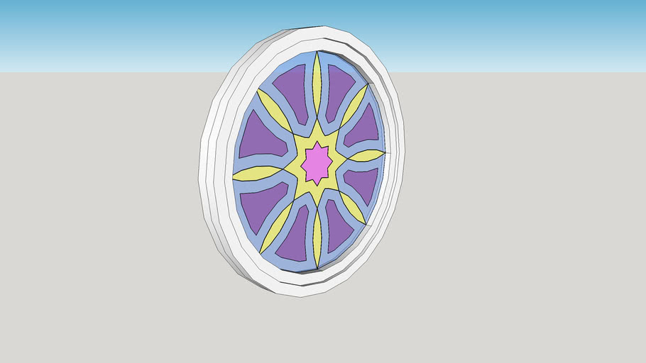 Round Stained Glass Window | 3D Warehouse