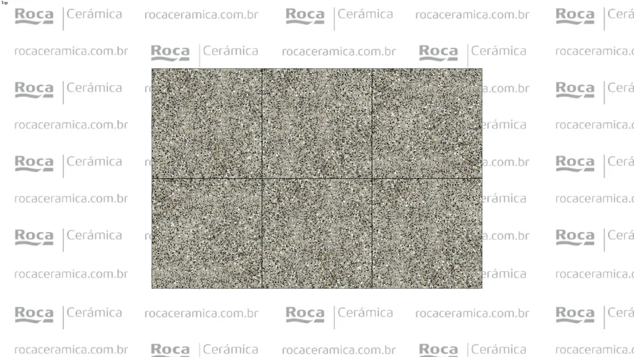ROCA - PP FLAKE GRIS MATE 90X90 RET | 3D Warehouse