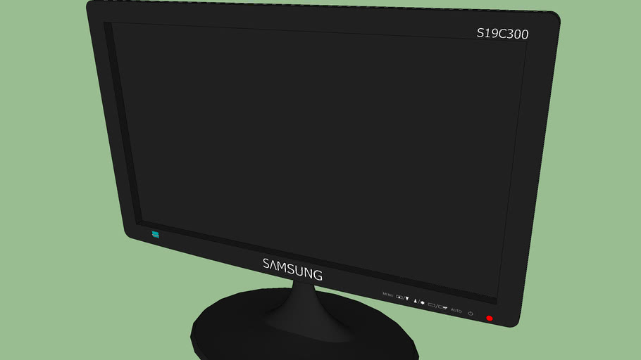 Monitor LED - SAMSUNG 18.5' | 3D Warehouse