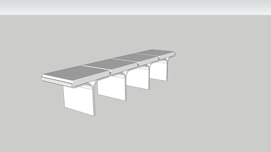 John Behringer Link Bench_J G Furniture | 3D Warehouse