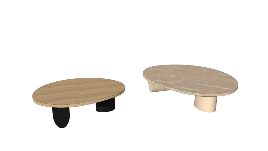 Egg Collective - Isla Coffee Tables | 3D Warehouse