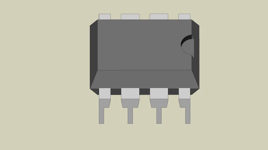 8 pin Integrated Circuit | 3D Warehouse