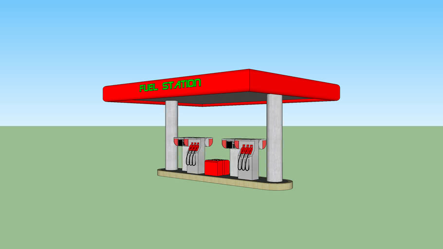 Fuel station | 3D Warehouse