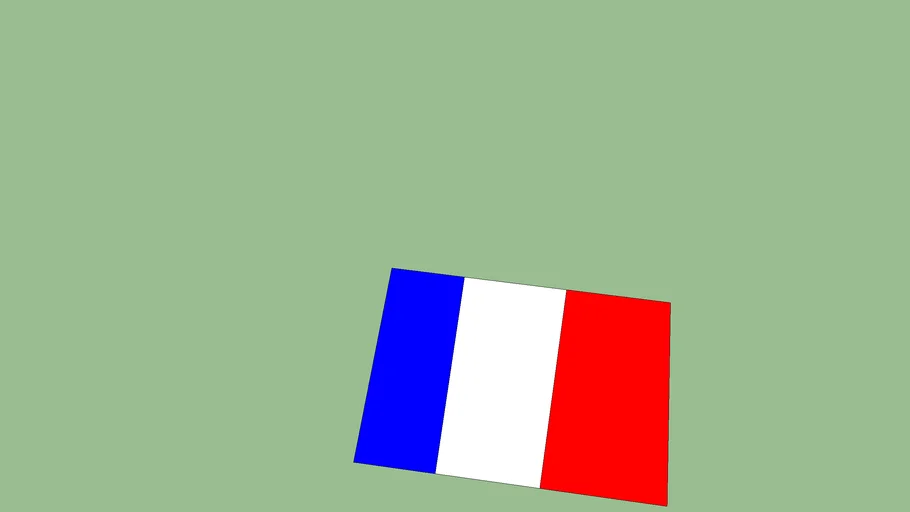 French Flag | 3D Warehouse