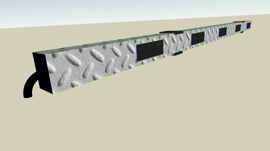 48', 10-outlet Power Strip | 3D Warehouse