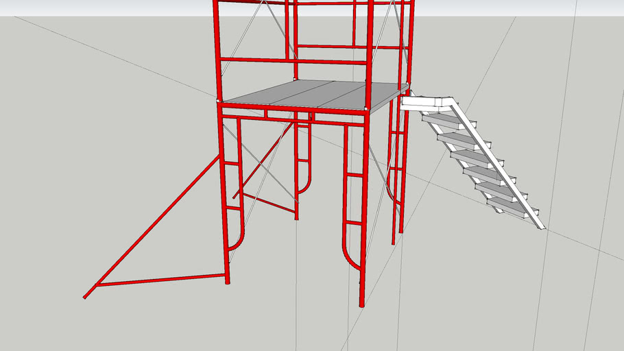 Scaffolding with Plank | 3D Warehouse