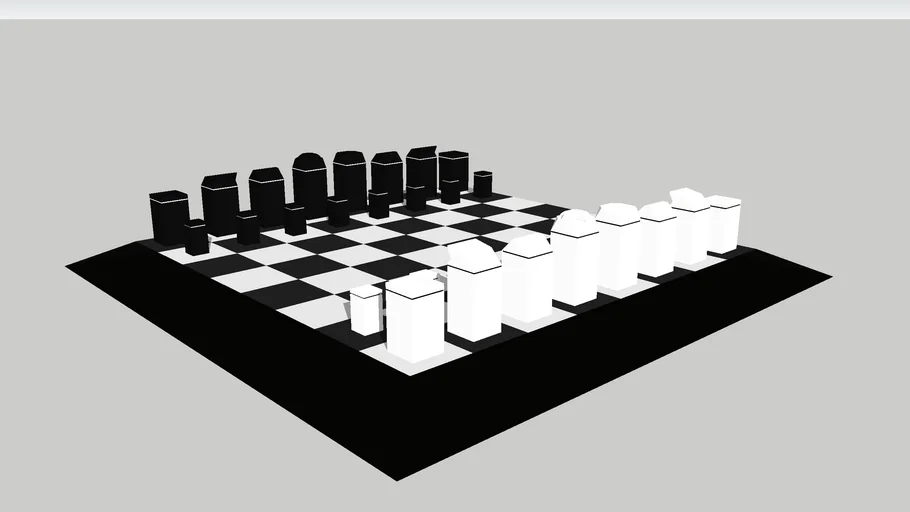 Chess Table | 3D Warehouse