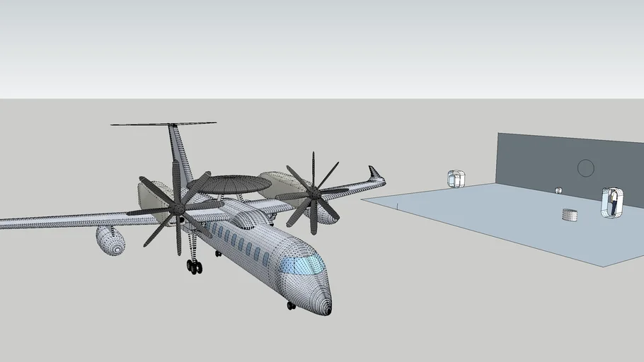 T-203 AEW&C Aircraft | 3D Warehouse
