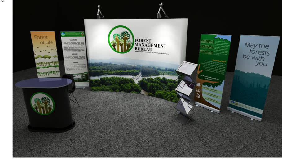 Pop-up exhibit design | 3D Warehouse