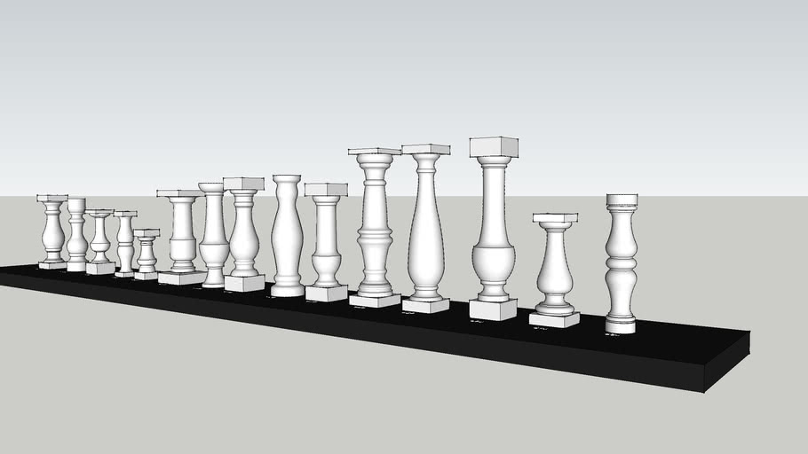 Balusters | 3D Warehouse