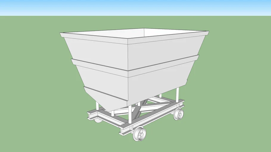 simple mine cart | 3D Warehouse