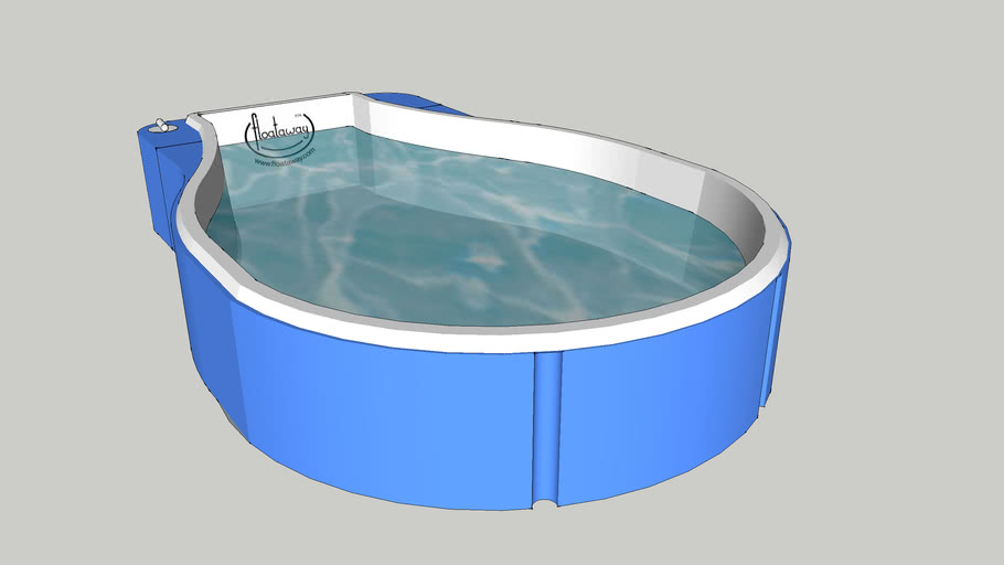 Floataway Tranquility Open Floatation Pool | 3D Warehouse