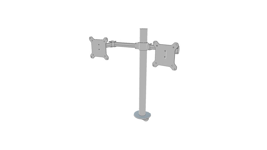 monitor arm duo | 3D Warehouse
