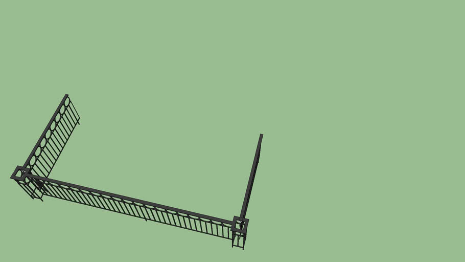 Wrought Iron Railing | 3D Warehouse