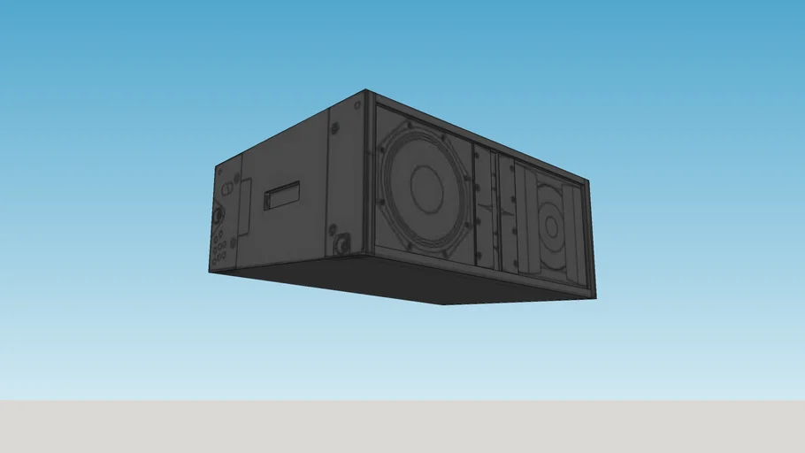 Martin Audio W8LM - Mini Line Array (Single Box) | 3D Warehouse