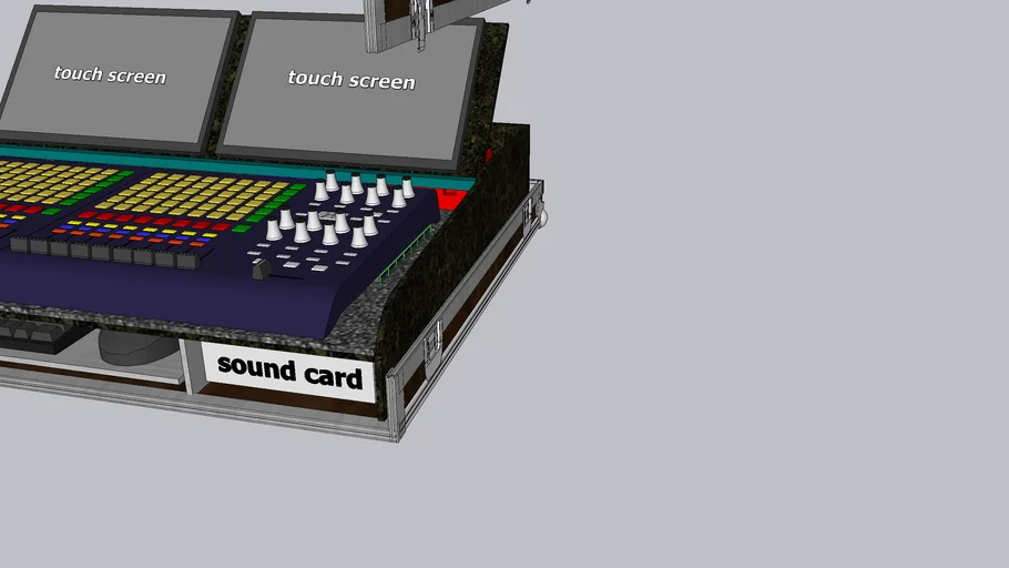 Flying case APC40+APC20 light setup | 3D Warehouse