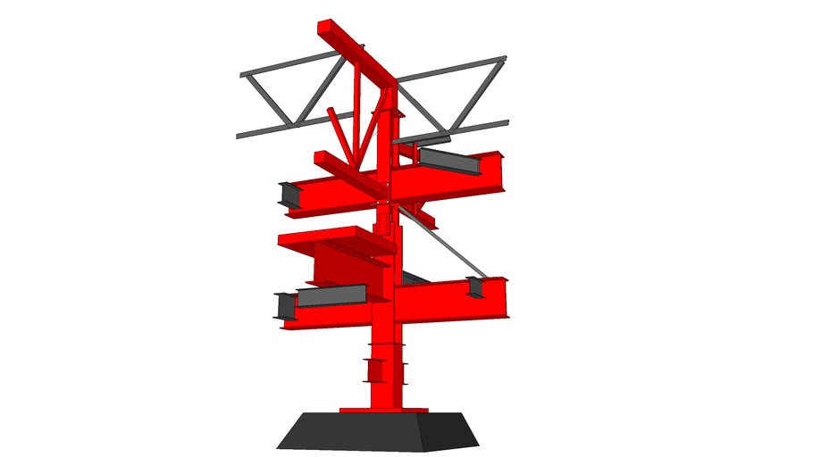 Steel Tree Structures aid by abdo abayia 2010-24-10 | 3D Warehouse