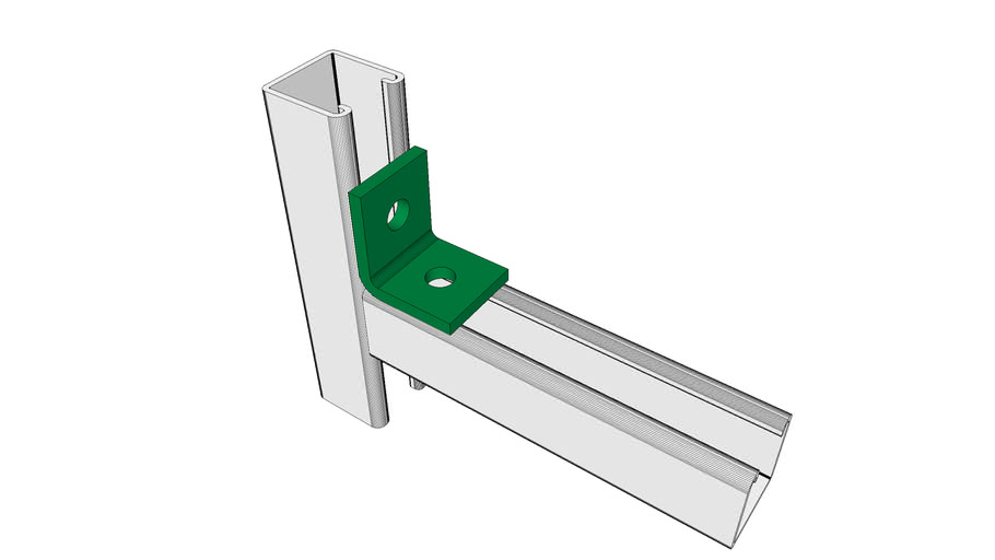 Unistrut P1026 - 90º fitting | 3D Warehouse