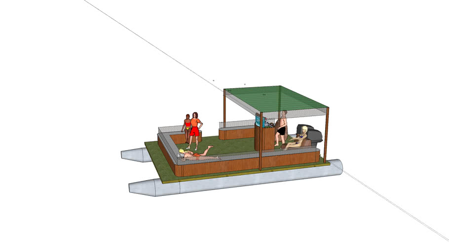 Pontoon Boat | 3D Warehouse