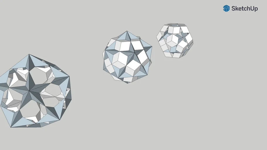 Dodecahedron X Great Dodecahedron Compound | 3D Warehouse