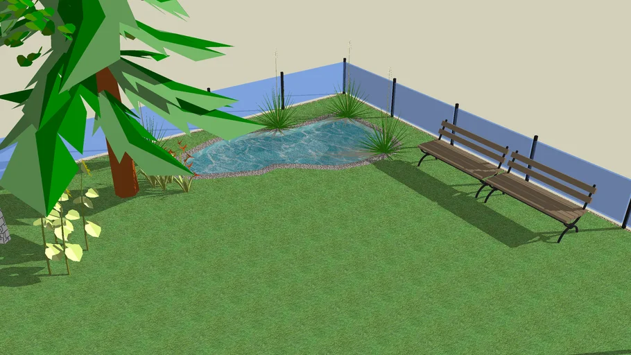 fenced lot | 3D Warehouse