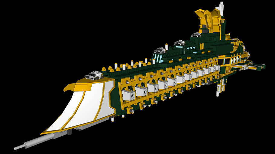 BFG Kitbash: Invincible-class Fast BB WIP | 3D Warehouse