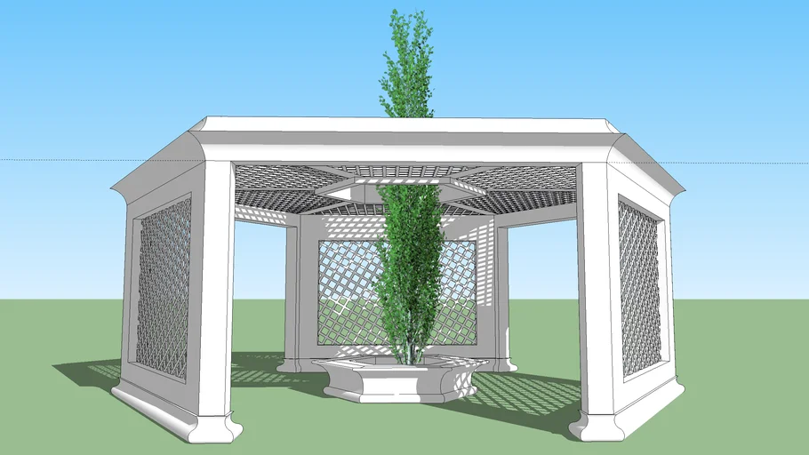 Un-textured Gazeebo | 3D Warehouse