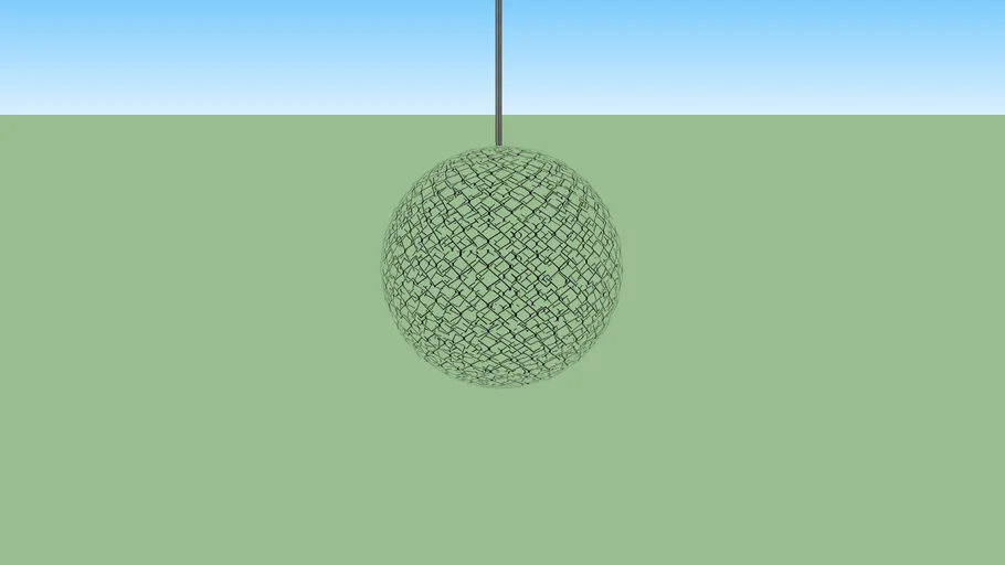 Chicken wire sphere chandelier | 3D Warehouse