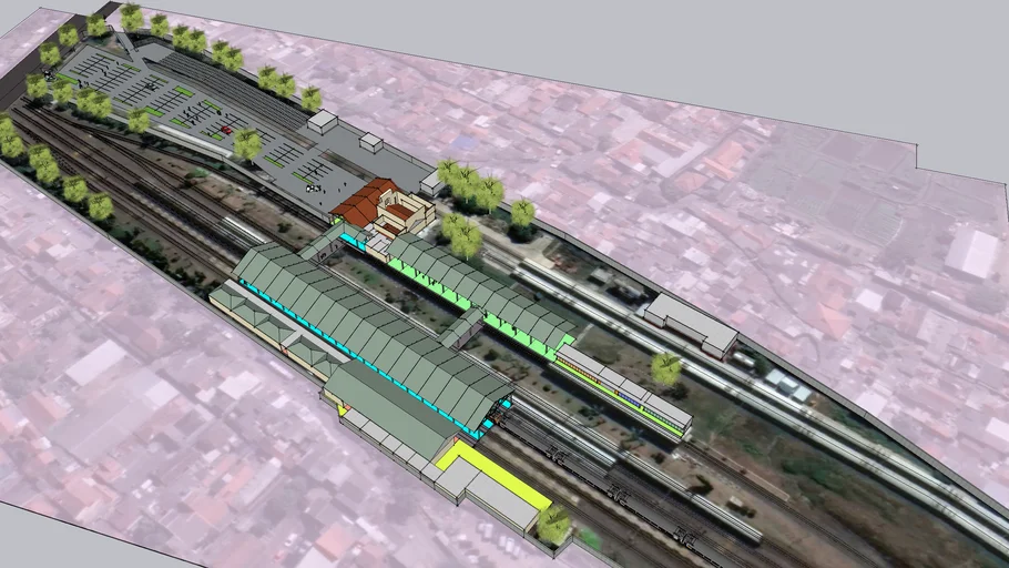 LPDP STASIUN KIARACONDONG | 3D Warehouse