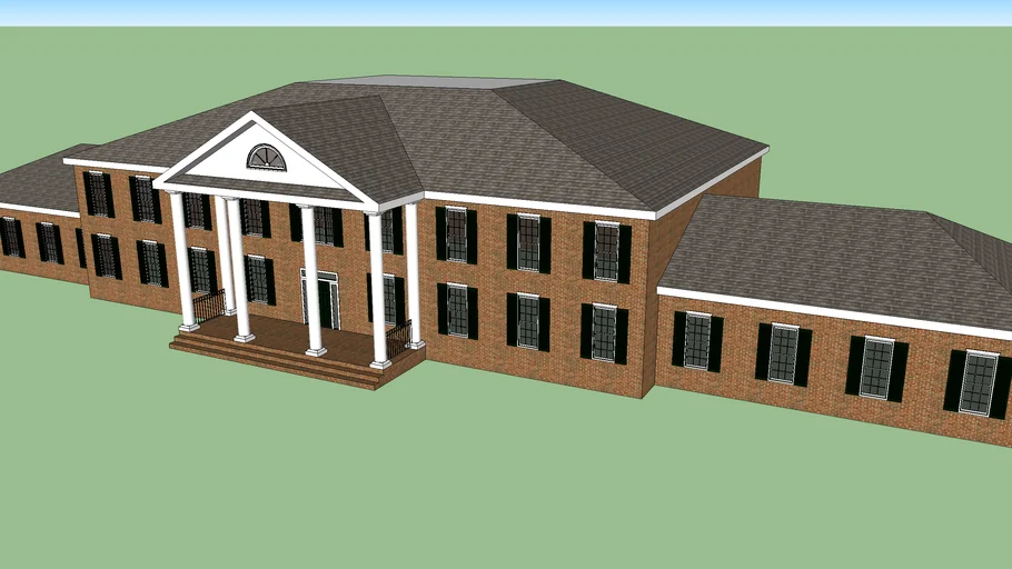 Southern colonial basic house | 3D Warehouse