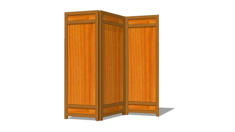 wooden partition | 3D Warehouse