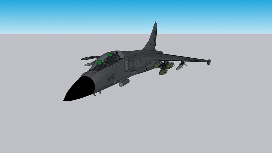 JH-7 Flying Leopard Fighter-Bomber | 3D Warehouse