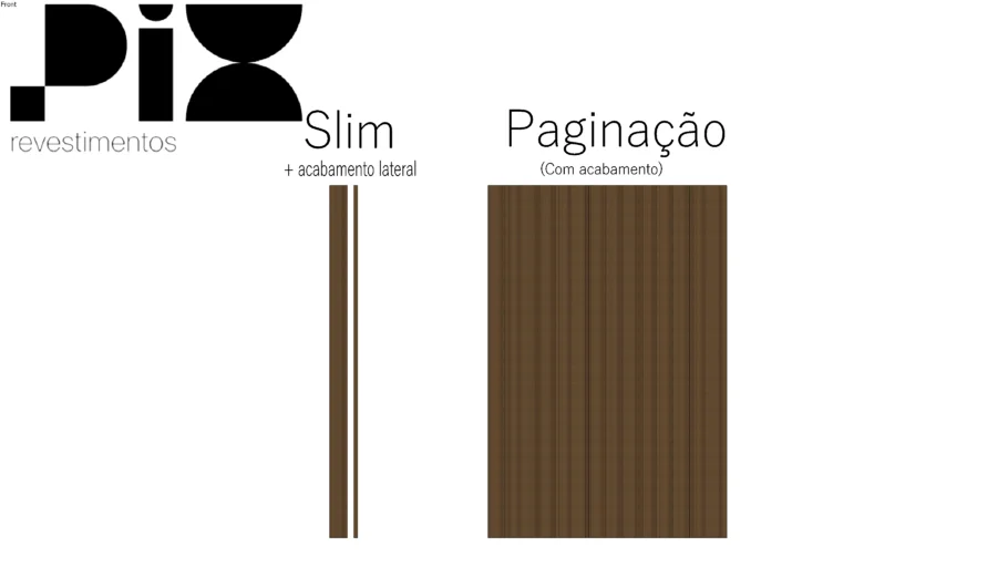 Painel Ripado Canis Slim - Pix Revestimentos | 3D Warehouse